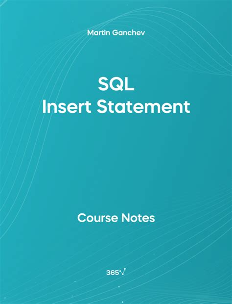 Sql Insert Statement Downloadable Notes 365 Data Science