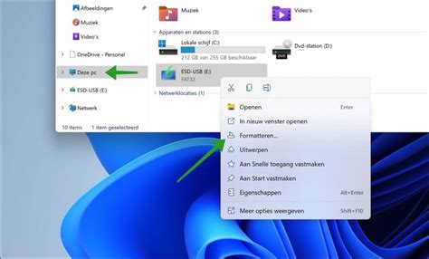 Usb Stick Of Externe Harde Schijf Volledig Formatteren