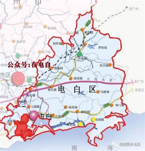 电白水东规划图 水东规划图 茂名市电白区规划 大山谷图库