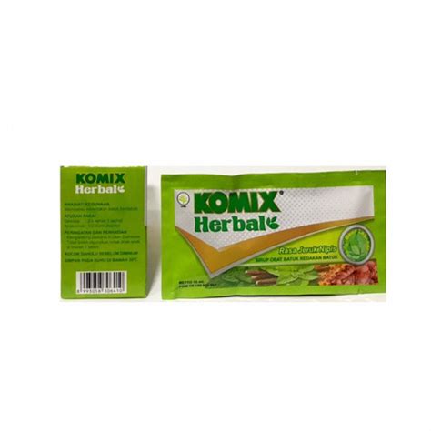Komix Herbal Jeruk Nipis 90ml 6ct X 15ml