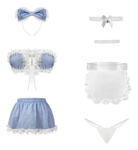 Lingerie Sexy Anime Cinderela Lolita Maid Cosplay K Parcelamento Sem Juros