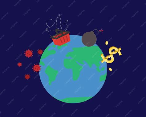 Premium Vector Global Polycrisis Occurs When Crises In Multiple