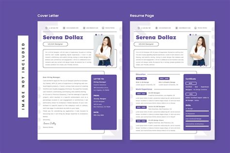 Premium Vector Creative Cv Resume Ui Ux Designer