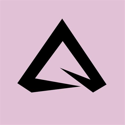 Black Triangle Badge Modern Design Free Photo Rawpixel