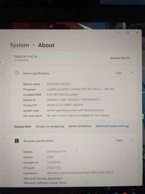 Rush Lenovo Thinkpad T Core I Th Gen Laptop Computers Tech Laptops Notebooks On Carousell
