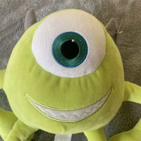 Disney Store Monsters Inc Pixar Mike Wazowski Plush Stuffed Animal 11