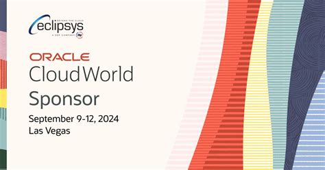 Eclipsys Solutions Inc On Linkedin Oraclecloudworld Oraclepartner Ocw2024