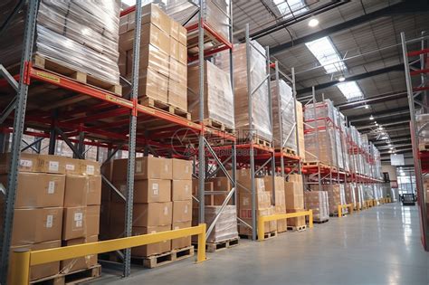 现代大型存储仓库高清图片下载 正版图片600704419 摄图网