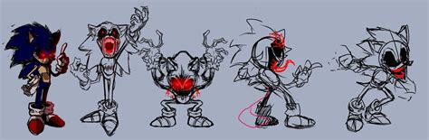 Sonic Exe Fan Poses Personagens De Terror Inspiração De Desenho