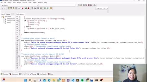 Tugas Besar Struktur Data Program Antrian Bank Youtube