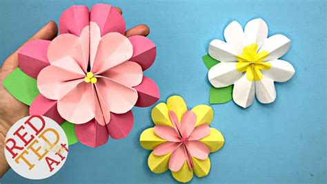 How To Make A Paper Flower Out Of Construction Paper At Debra Smith Blog