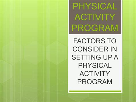 Physical Activity Programpptx