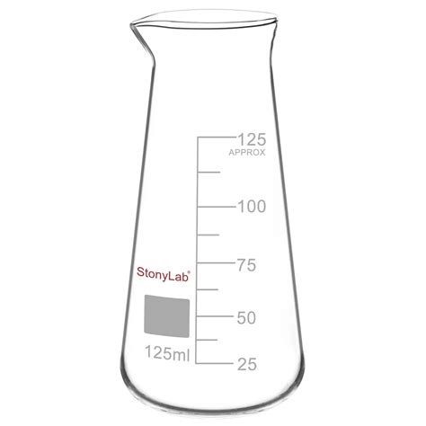 Durable Borosilicate Glass Beaker With Spout And Measurements Stonylab