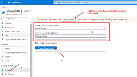 Azure File And Folder Backup Setup For On Premise Backup And Restore
