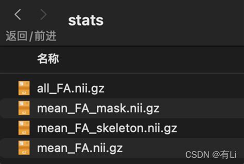 Li‘s 核磁共振影像数据处理 27 使用fsl进行基于白质骨架的弥散统计分析（tract Based Spatial Statistics