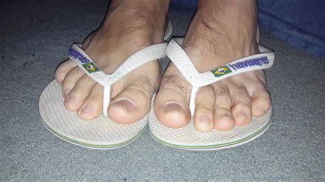 Male Feet In Flip Flops Video 2