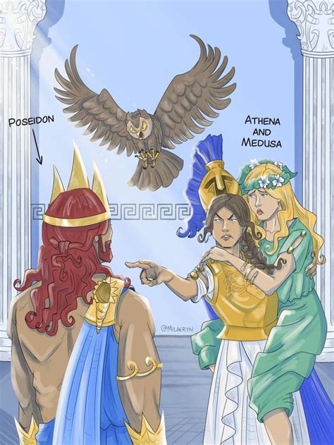 Athena And Poseidon Kiss