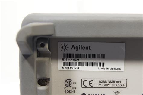Hp Agilent E3631a Variable Dc Power Supply 0 6v 5a 0 25v 1a Technology