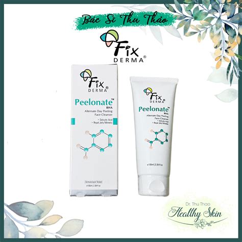 100ml Sữa Rửa Mặt Tẩy Tế Bào Chết Fixderma Peelonate Bha Alternate