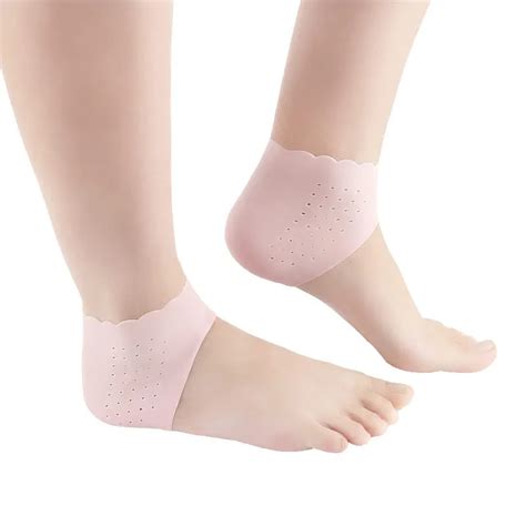 1 쌍 풋 케어 도구 실리콘 피트 케어 양말 모이스춰 라이징 젤 힐 구멍이있는 얇은 양말 금이 간 발 피부 관리 프로텍터풋