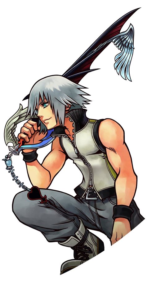 Kingdom Hearts Riku Keyblade Character Destiny Darkness Png