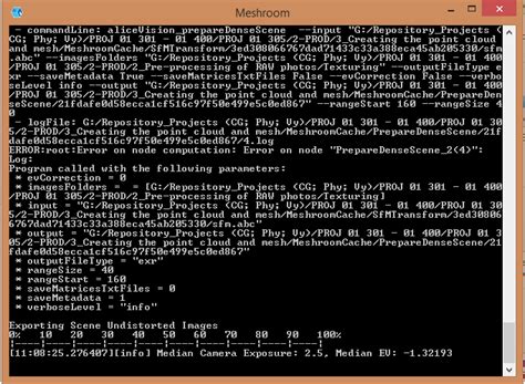 computation error on preparedensescene node meshroom 2021 1 0