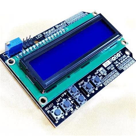 jual lcd keypad shield arduino uno mega 1602 blue kualitas no 1 kota
