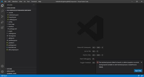 Unable To Start Terminalprocess Createprocess · Issue 105078
