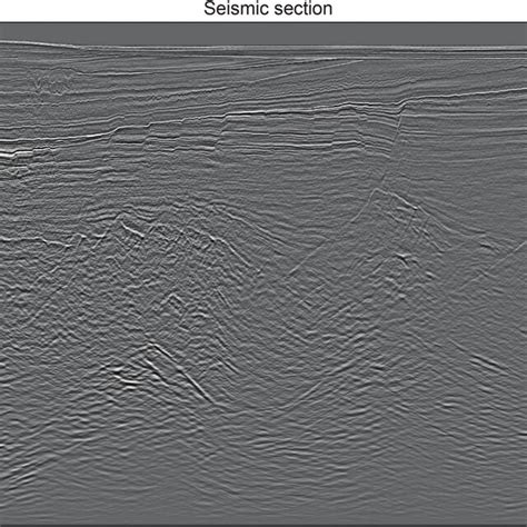 Seismic Section Courtesy Of Cgg Used For Automated Seismic Facies
