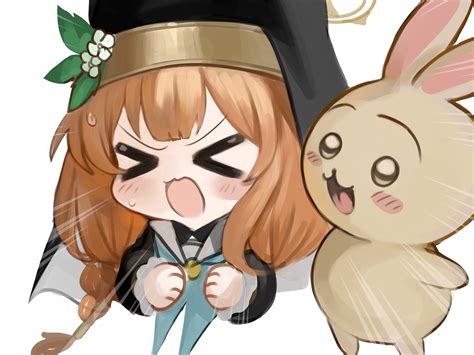 Dokomon Mari Blue Archive Usagi Chiikawa Blue Archive Chiikawa