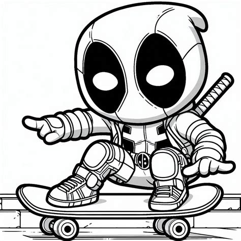 30 Kolorowanki Deadpool Do Druku Darmowe Pdf