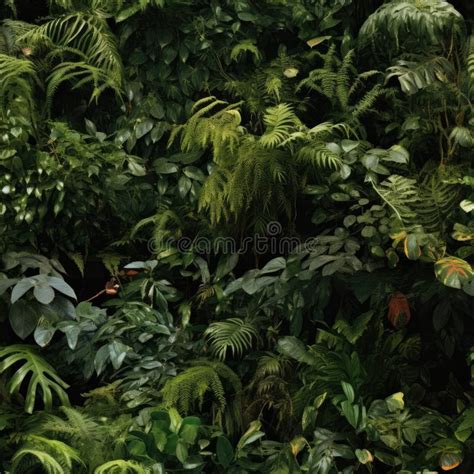 Seamless Texture Tropical Jungle Stock Image Image Of Seamless