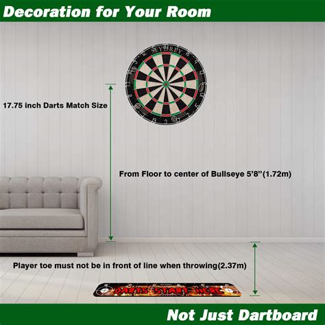 Dart Board Dartboard Set Dart Boards For Adult Dart Set Sisal Steel Tip Dart Board With 6 Darts