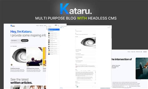 Kataru Build Beautiful Fast Blogs With Sanity And Nextjs