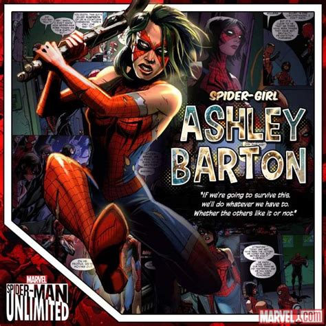 Spider Man Unlimited Spider Girl Ashley Barton Spider Girl Man