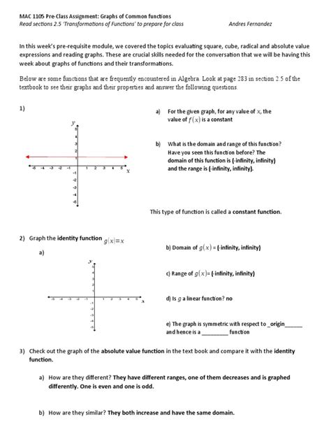 1105 Pre Class Assignment Week 1 Class 2 Library Of Functions Pdf
