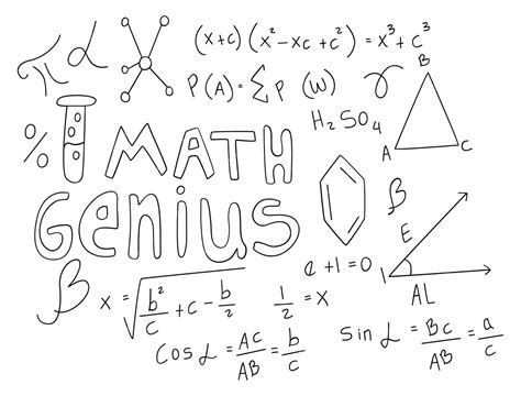 Premium Vector A White Board With A Drawing Of A Complex Equation