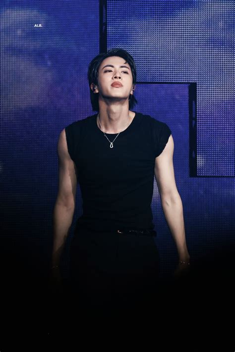 Jungkook Stage Concert Bts In Concert Stage Jin Black Outfit Jin