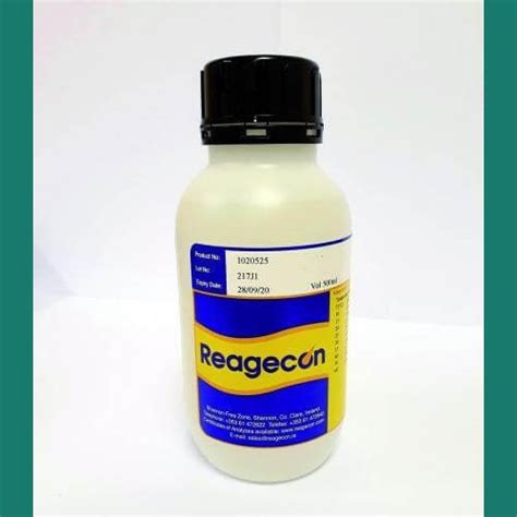 Reagecon Ph Buffer Solution Ph 400 1040525 Lab Unlimited Uk