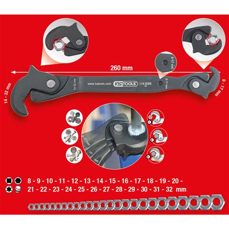 Multi Function Spanner 8 171432mm Open Ended Spanners Spanners