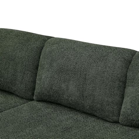 Buy Pintos 3 Seater Pull Out Cum Bed Fabric Sofa Fern Green Febonic