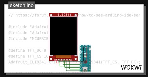How To See Arduino Ide Serial Plotter On A Tft 18 Display