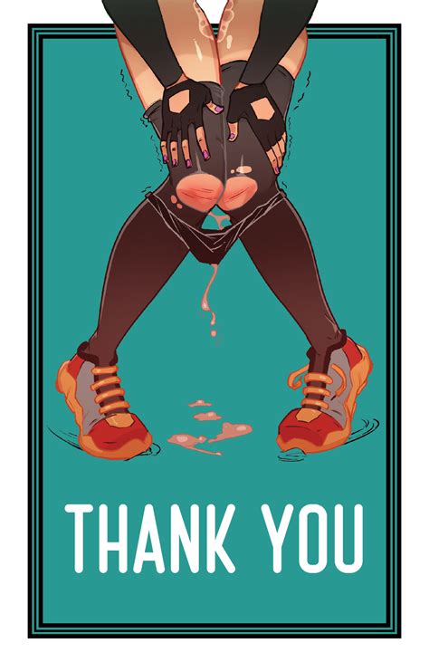 Violet P Sticker Thankyou Card By Disclaimer Hentai Foundry
