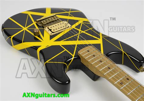Eddie Van Halen Bumblebee Guitar Eddie Van Halen Van Getting Ready For
