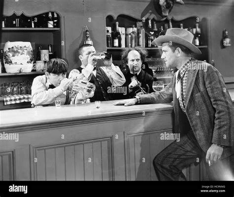 Yes We Have No Bonanza Stooges From Left Moe Howard Curly Howard
