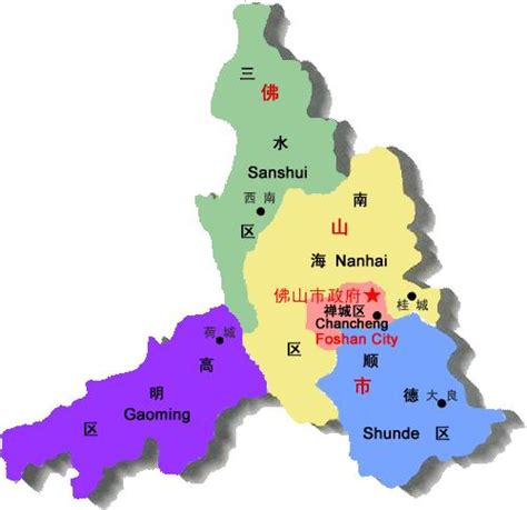 佛山市地图 广州山市 山市版 第2页 大山谷图库