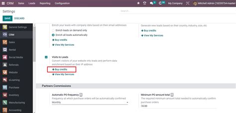 Visits To Lead Rule In Odoo 16 Customer Relationship Management