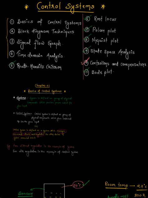 Basics Of Control Systems Part 01 Pdf