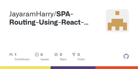 Github Jayaramharryspa Routing Using React Router Example