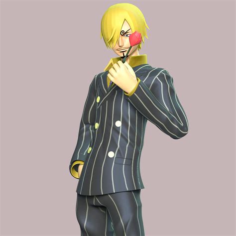 One Piece Sanji 3d Model By Lovemodel